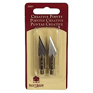 Walnut Hollow Special Technique Points, Replacement Knife Blades (2 Pack)