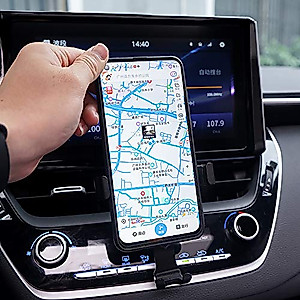 Beerte Car Phone Holder fit for Toyota Corolla 2020-2023,Corolla Cross 2022-2023,360 °Rotation Adjustable Car Air Vent,Auto Dashboard Cell Phone Mount fit for Any inches Mobile Phone (Alloy-Black)