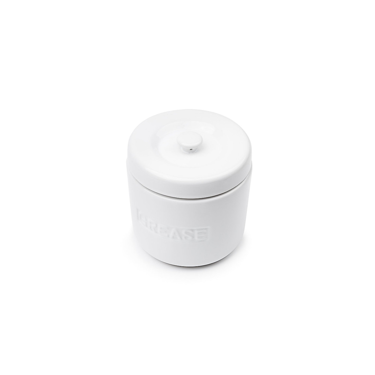 Fox Run 6238 Porcelain Grease Container, White