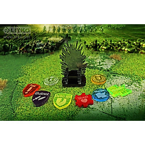 LITKO Token Upgrade Set Compatible with Ice & Fire Tabletop Miniatures Game, Multi-Color (56)