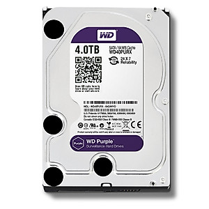 WD Purple 6TB Surveillance Hard Disk Drive - 5400 RPM Class SATA 6 Gb/s 64MB Cache 3.5 Inch - WD60PURX [Old Version] (Renewed)