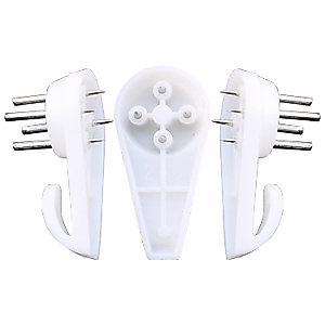 Heyous Plate Hanger 6PCS 8 Inch Wall Plate Hangers and 6PCS Wall Hooks for 7.5 to 8.5 Inch Decorative Plates, Antique China, Antique Plates and Arts, Golden