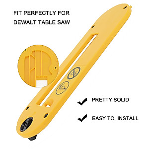 Dado Throat Plate, Table Saw Parts Insert Accessories Replacement for 10-Inch Portable Table Saw DEWALT DWE7490, DWE7491 Versiones