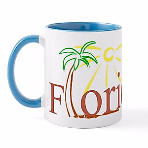 CafePress Florida Palm Mug Ceramic Coffee Mug, Tea Cup 11 oz
