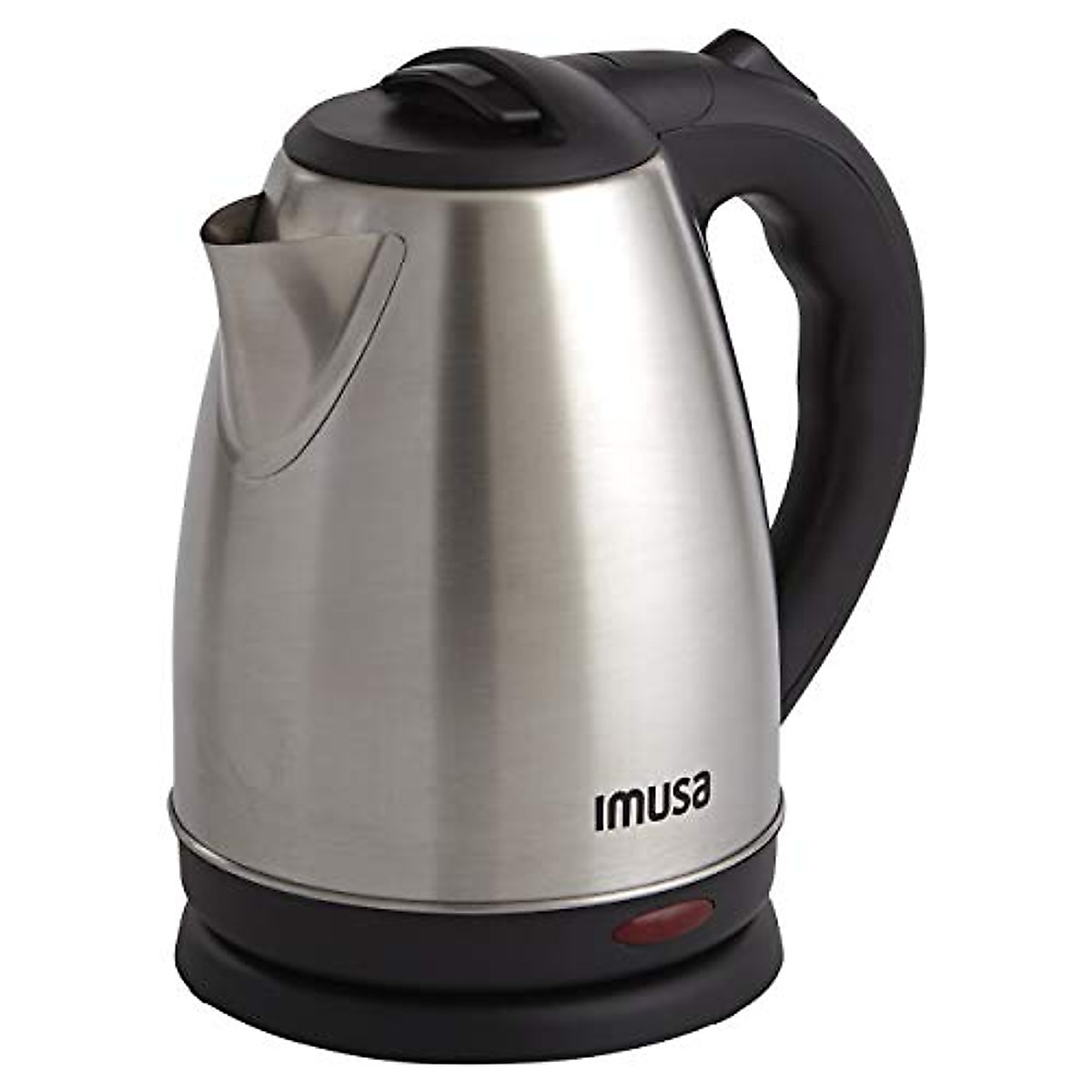 IMUSA USA GAU-18220 1.8 Liter Cordless Stainless Steel Electric Tea Kettle with Easy To Serve Pouring Spout