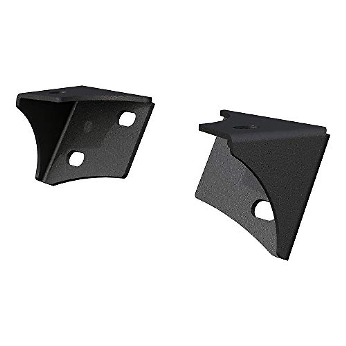 ARIES AR15800 Jeep Wrangler JK Windshield Light Brackets, LEDs Sold Separately, Black
