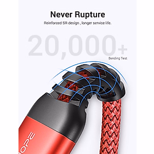 AINOPE USB Extension Cable,USB Extender,USB 3.0 Extension Cable, Male to Female Cord High Data Transfer Compatible with Webcam,USB Keyboard,Flash Drive,Hard Drive,Printer,10FT,Red