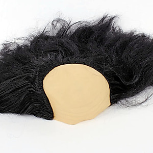 CHOP MALL Black Wig Halloween