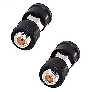 Ancable Coaxial Cable Connector, 2-Pack F Female RG6 Coax Coupler Connector, F Female to Female Extension Connector for Indoor Outdoor Coax Cable, Dish Network, Antenna, Satellite Receiver