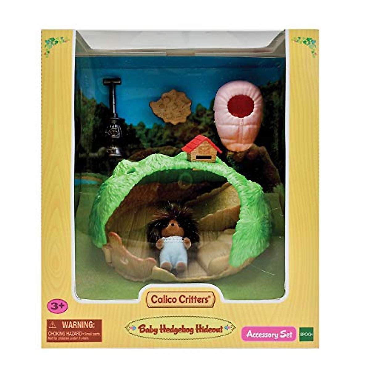 Calico Critters Baby Hedgehog Hideout Playset; Collectible Dollhouse Toy with Figure & Environment Included