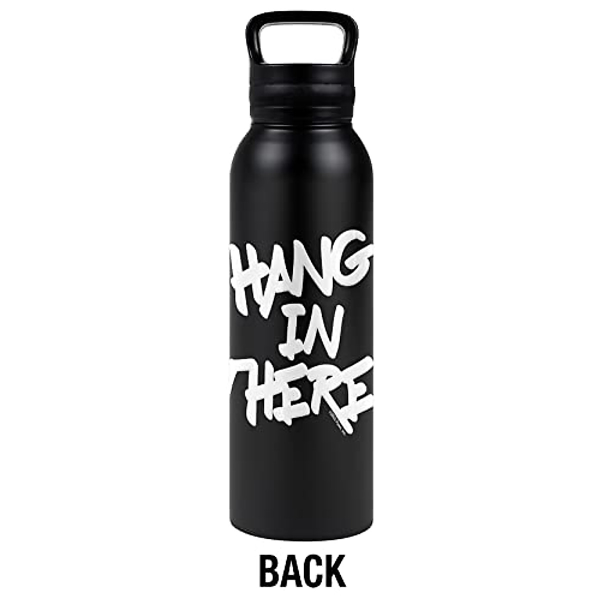 Garfield OFFICIAL Hang In There 24 oz Insulated Canteen Water Bottle, Leak Resistant, Vacuum Insulated Stainless Steel with Loop Cap