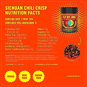 FLYBYJING Spicy Duo - Premium Sichuan & Xtra Spicy Chili Crisp Sauce Bundle - Hot & Savory - Elevates the Flavor of Any Dish - Perfect for Stir-fries, Dumplings, Noodles and More (6 oz, Pack of 2)