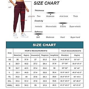 Libin Women's Joggers Pants Athletic Sweatpants with Pockets Running Tapered Casual Pants for Workout,Lounge, Black L