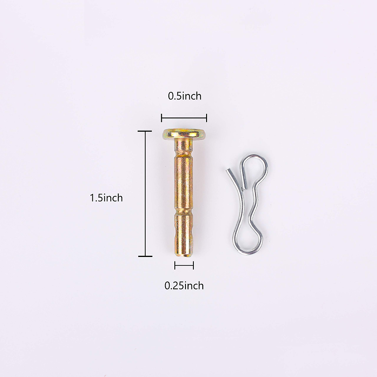 Shear Pins and Cotters Pins (10 Pairs) for 738-04124A Troy Bilt 714-04040 738-04124 Snowblowers Replacement