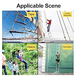 Fire Escape Ladder - Household Items Emergency Ladders, Safety Rope Ladder, Kids and Adults Ladder, for Home Climbing (Size : 8M)