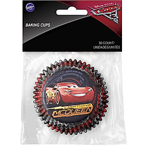 Wilton 50 Count Disney Pixar Cars 3 Cupcake Liners, Assorted