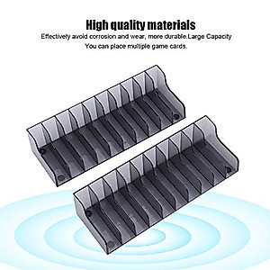 CD Storage Bracket, Waterproof Durable Dust-Proof Large Capacity More Precise ABS Game Card Box for/Slim/PRO for Pro Game Consoles