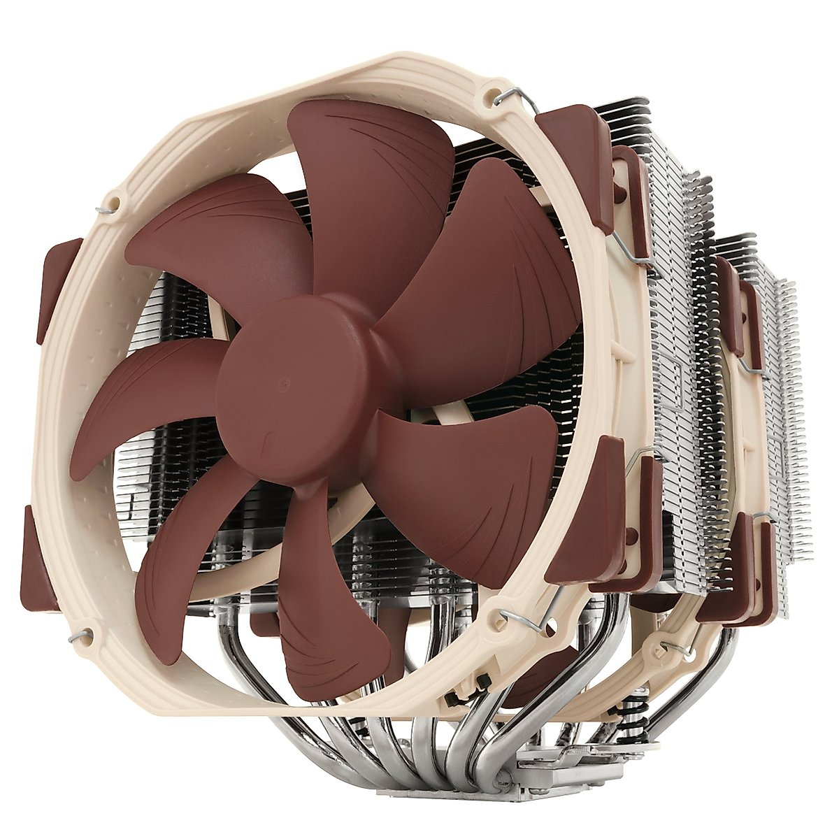 Noctua NH-D15, Premium CPU Cooler with 2x NF-A15 PWM 140mm Fans For Desktop (Brown)