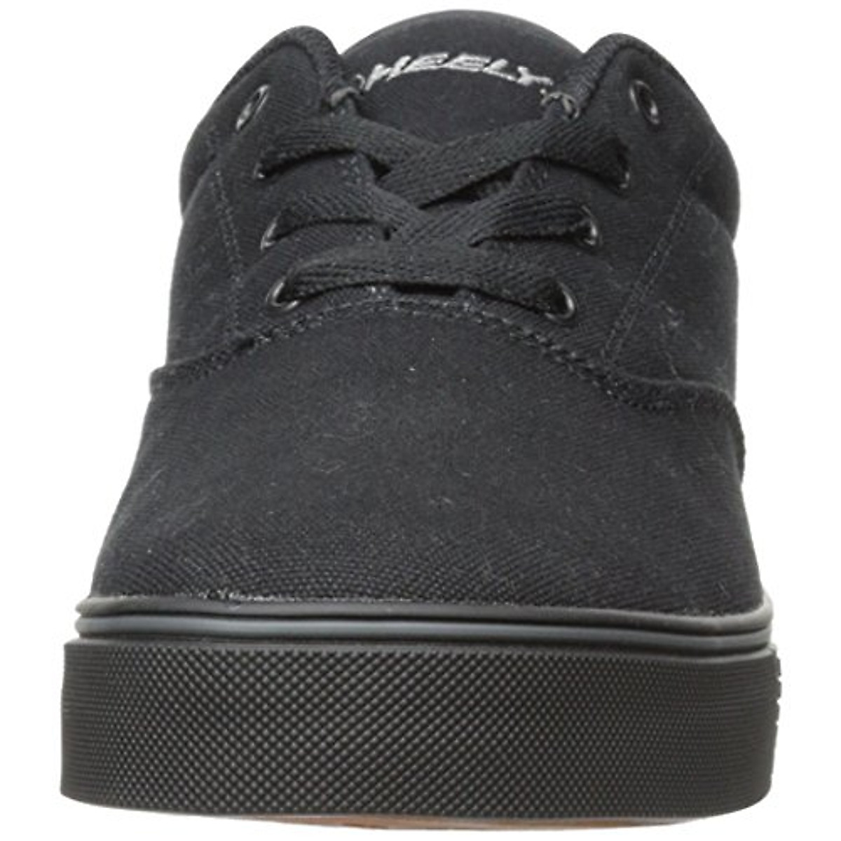 Heelys Launch-K Skate Shoe, Black Canvas, 3 M US Little Kid