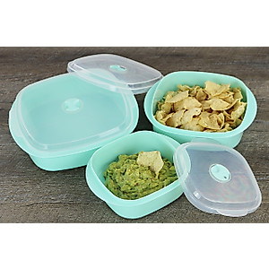 Calypso Basics, Microwave Cookware & Storage Set, Adjustable Vent on Lids