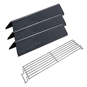 Hisencn 18 inch 69866 Grill Warming Rack, 7635 15.3 inch Flavor Bars for Weber Spirit E210 S210 E220 S220 Gas Grills with Up Front Controls Model