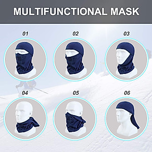 Vorshape Breathable Kids Balaclava Ski Mask, Windprood Face Mask for Cold Weather, Winter Face Warmer for Boys Grils, Youth