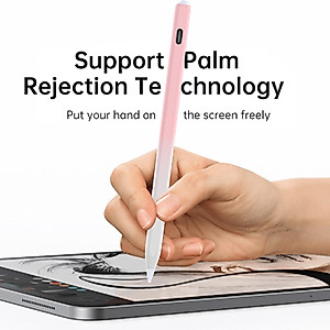 Stylus Pen for Apple iPad 13/12.9/11-inch, iPad Air M2 2024 for 13/11-inch, iPad Pro Pencil 3/4/5/6th Generation, iPad 10th-6th Gen, Compatible (2018-2024) with Fast Charging & Palm Rejection