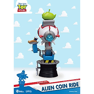 Beast Kingdom Toy Story: Alien Coin Ride Ds-036 D-Stage Series Statue, Multicolor