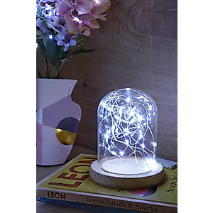 15 Pack Fairy Lights Battery Operated, 10ft 30 LED Mason Jar Lights Silver Wire Waterproof Firefly Mini Led String Lights for Table Party Wedding Centerpiece DIY Crafts Christmas Decor