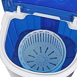 JupiterForce Portable Washing Machine Mini Compact Counter Top 8 Lbs Washer Single Tub Rotary Dehydration for Apartments,Dorms,Camping, Dorms, College Rooms, RV’s