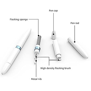 SIREG Bluetooth Earbud Cleaning Pen, in-Ear Earphone Cleaning Soft Dust Brush Pen for Cleaning Ear Wax, Dust in Bluetooth Headphone Case, Camera and Cellphone