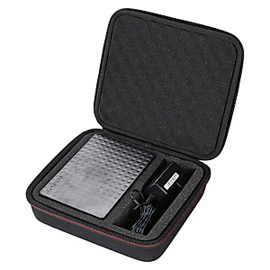 LTGEM Hard Case for Seagate Expansion 2TB 3TB 4TB 5TB 8TB Desktop External Hard Drive USB 3.0 with Dense Foam. Fits USB Cable and Charger.(Black)
