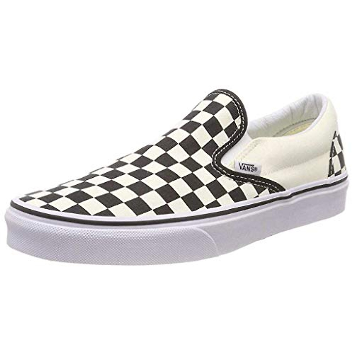 Vans Unisex Adults' Classic Slip On, Black/Off White Check, 5 UK