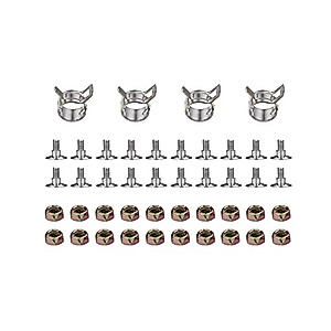 Mikatesi Snowblower Rubber Auger Paddles 753-04472 735-04032 735-04033 953-04472 Scraper Bar 731-1033 Belt 754-04204 8 Pack for MTD Craftsman 21 inch Single Stage Snow Blower with Hardware Kit