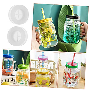 20pcs Bamboo and Wood Cover Silicone Stopper Straw Holes Wooden Lid Silicone Plugs Wood Lid Straw Plugs Wood Cover Straw Plugs Straw Fixing Plugs Wooden Cover Straw Plugs