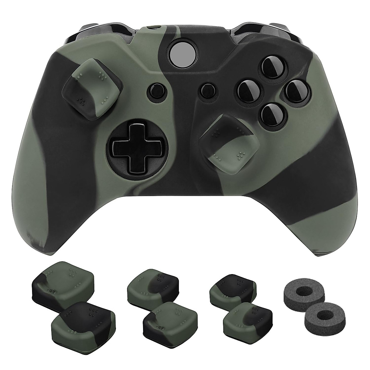 NITHO Gaming Kit Set of Enhancers For Xbox One Controllers, Camo (Xbox One)