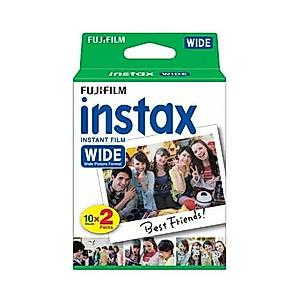 FujiFilm Instax Wide Picture Format Instant Film, 10 Exposures (Pack of 5 Twin Packs)