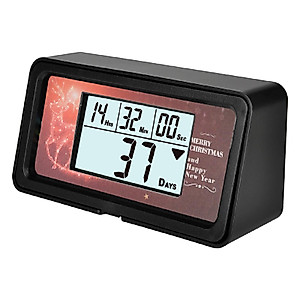 Runleader Digital 9999 Days Timer,Countdown Tracking,Target Event Reminder,Backlight Display,Battery Replaceable for Vocation Retirement Meeting Anniversary Graduation Wedding Premiere(Black).