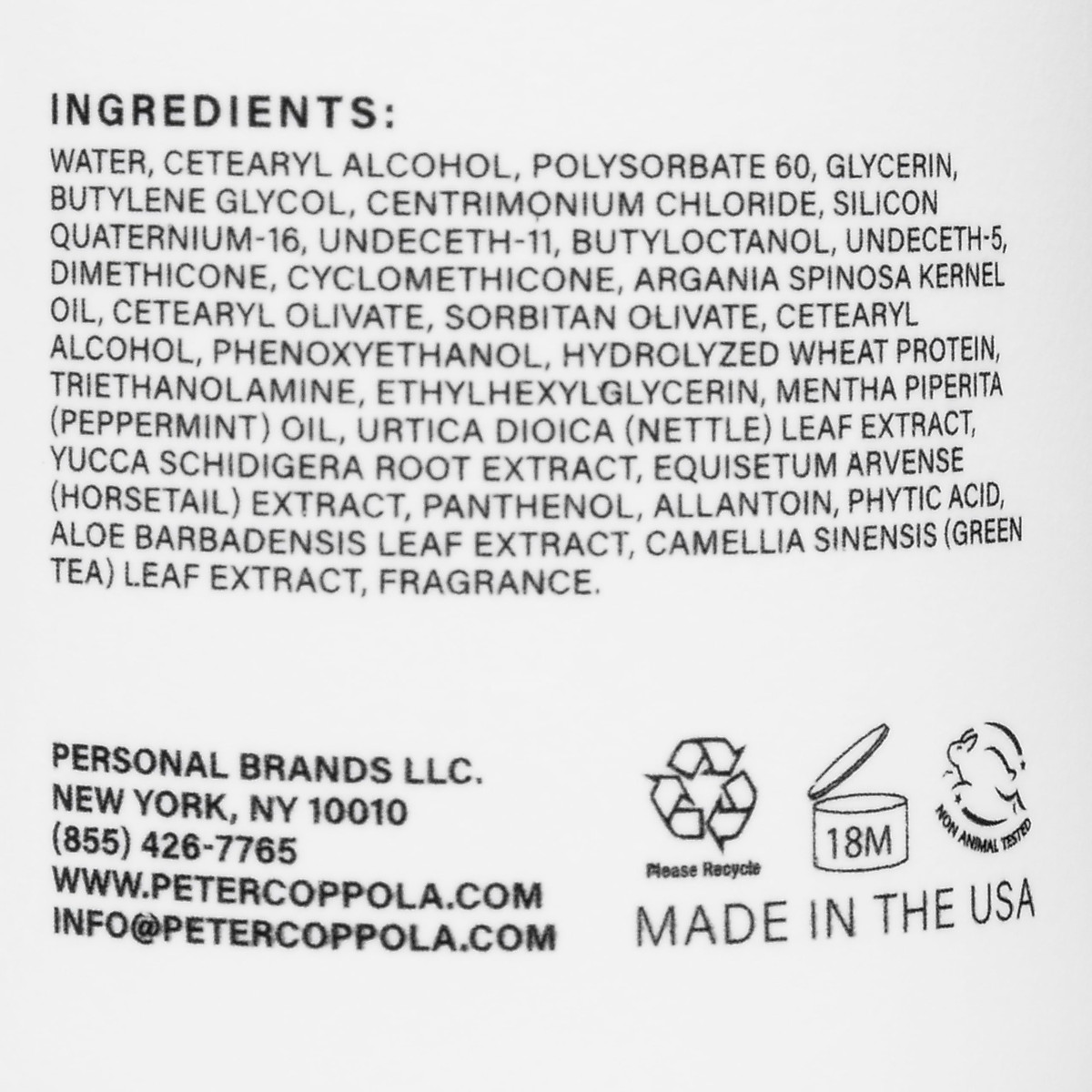 Peter Coppola a-Keratin Best Friend Spray - Leave In Conditioner Spray For Dry Damaged Hair Reduces Breakage While It Detangles, Smooths & Repairs Split Ends. Infused With Argan Oil & Aloe (5 oz)