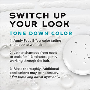 Keracolor Fade Effect Color Fading Shampoo - Works with Semi-Permanent Direct Dyes to Bring Down Color Intensity, 9.75 Fl Oz (Pack of 1)