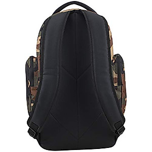 FUEL High Capacity Lifestyle Backpack with High Density Foam Straps, Camo/Black