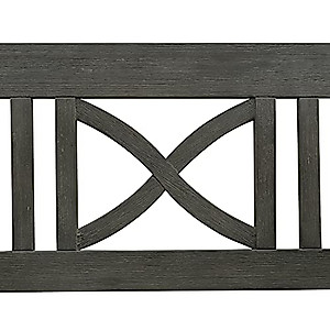 Vifah V1298 Renaissance Outdoor Hand-Scraped Hardwood Armchair