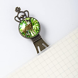 2 Pack Metal Bookmarks, Bookmark for Book Lovers, Readers, Writers, Women, Men, Deer Animal