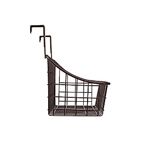 Spectrum Diversified Grid Storage Basket, Over the Cabinet Door, Small, Bronze