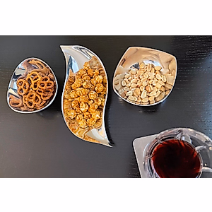 Choixe Wavy Snack/Nut Bowl. Multi-Purpose, Minimalist, Eco-Friendly, Handcrafted.