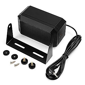 Radioddity CB Mobile Radio External Speaker, Mini Universal Portable 5W, 71" Power Cable, for Car Truck Vehicle 4 x 4, Compatible with Radioddity CB-27 Icom ID-5100 Yaesu FT-891 Midland MXT115