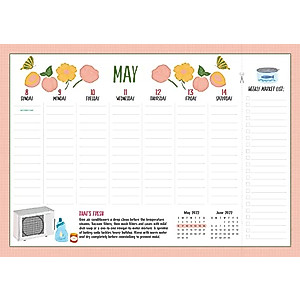 The Kitchen Companion Page-A-Week Calendar 2023: Magnetic - Perfect for the Fridge, Wall, or Desk