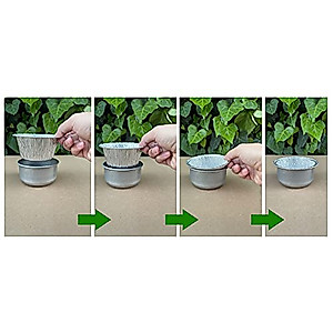 (20 Pack) Grease Cup Foil Liner Compatible with Char-Broil Grills G430-0033-W1 Aluminized Grease Cup and Model 5884694 Universal