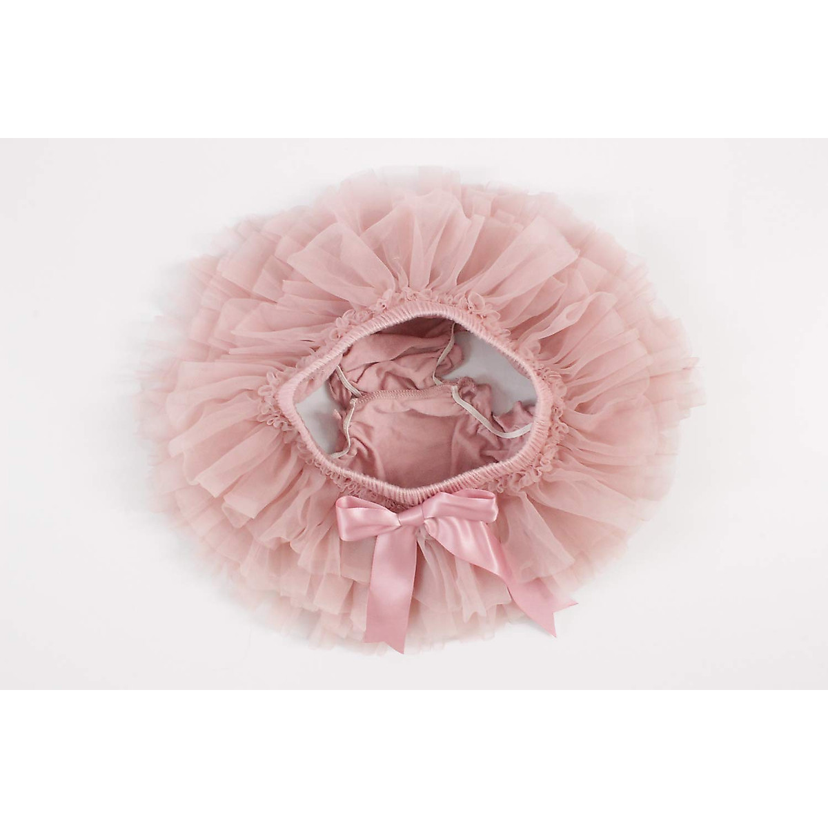 LilPinkGoose Baby Girl Half Birthday Outfit 1/2 Birthday Girl Outfits (Dusty Rose Short Sleeve, 6 Months)