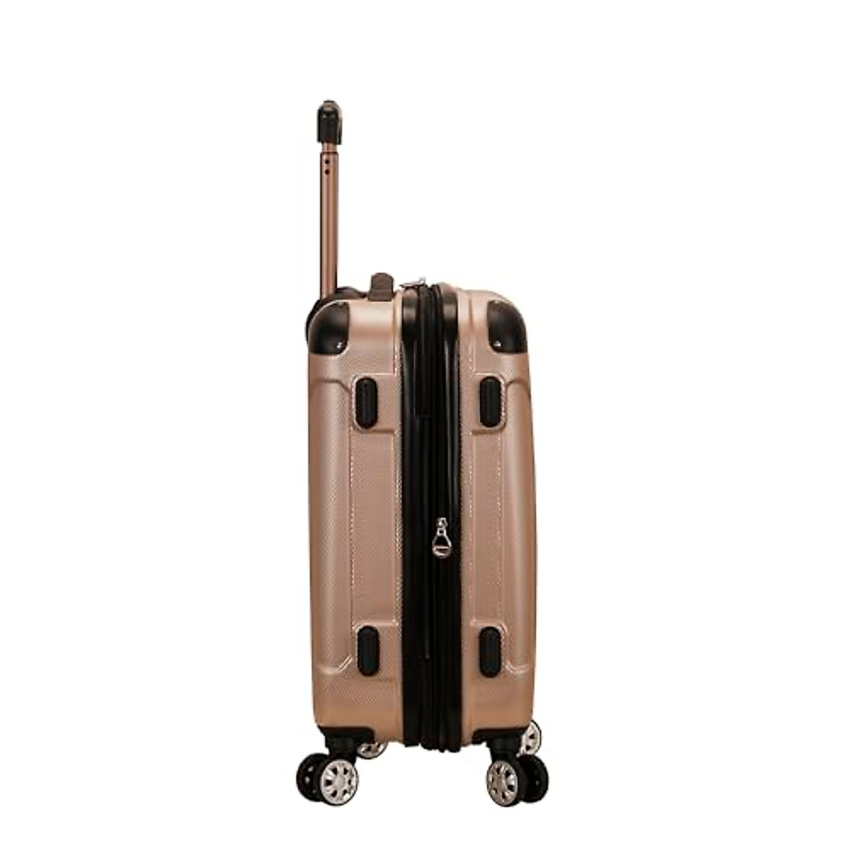 Rockland London Hardside Spinner Wheel Luggage, Champagne, 3-Piece Set (20/24/28)
